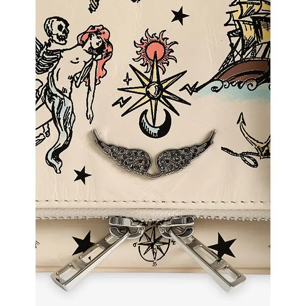 Zadig&Voltaire Rock Mini Tattoo Clutch Bag