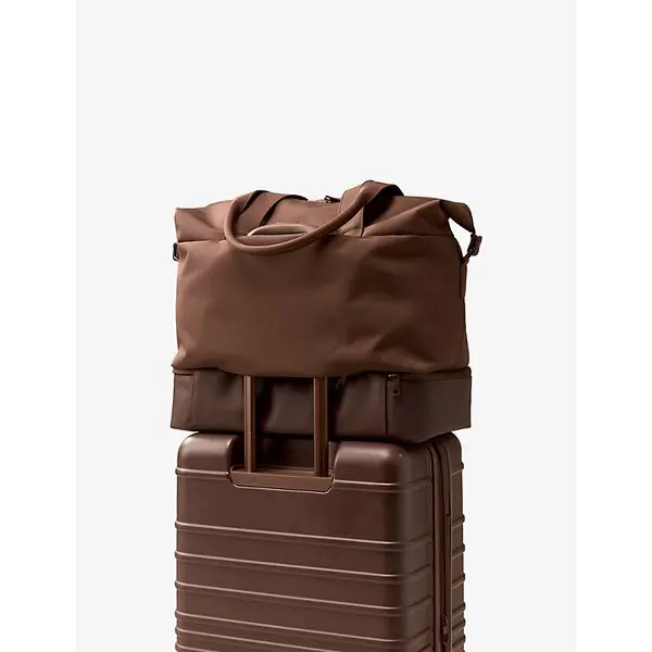 BEIS The Weekender Leather-trim Travel Bag