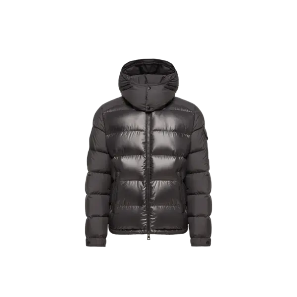 Moncler Maya Hooded Short Down Jacket - Black