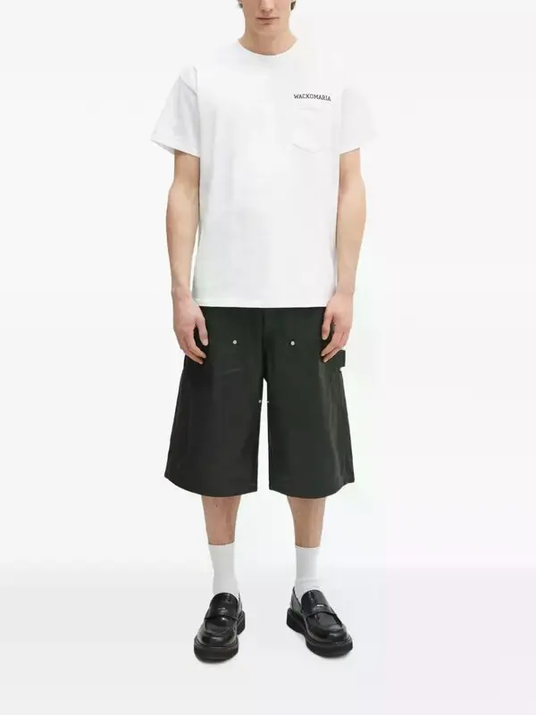 WACKO MARIA X Keith Haring Graphic-print Chest-pocket T-shirt