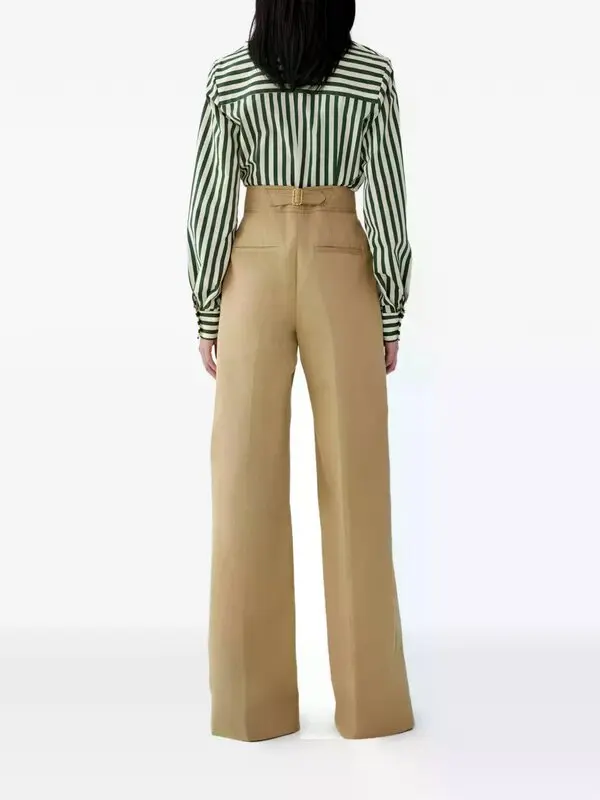 Carolina Herrera Gabardine Wide-leg Diane Pants