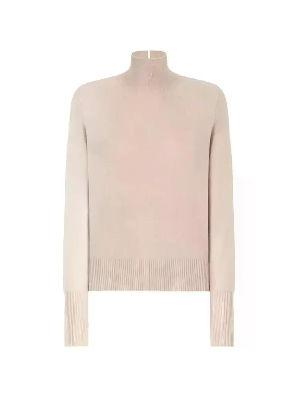 Pinko Ribbed-trim High-neck Sweater