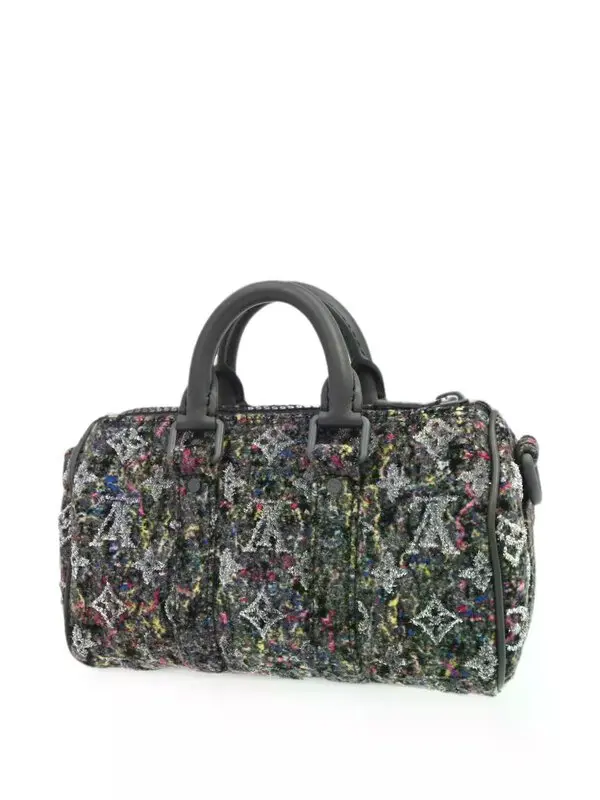 LOUIS VUITTON Xs Keepall Monogram Tote Bag - Grey