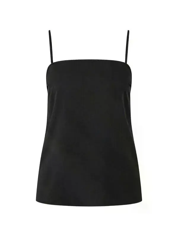 Alberta Ferretti Spaghetti-strap Blouse - Black