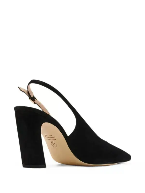 STUART WEITZMAN Slingback Pointed-toe Sandals