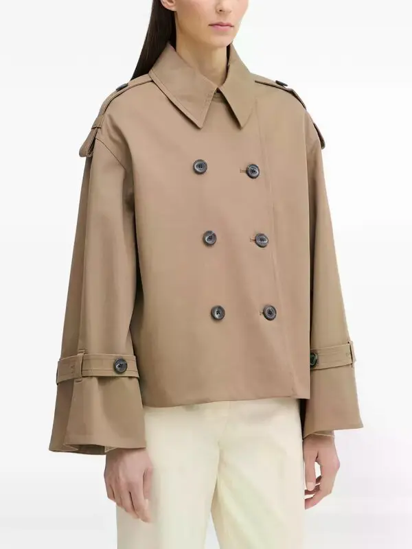 BY MALENE BIRGER Double-breasted Flared Coat