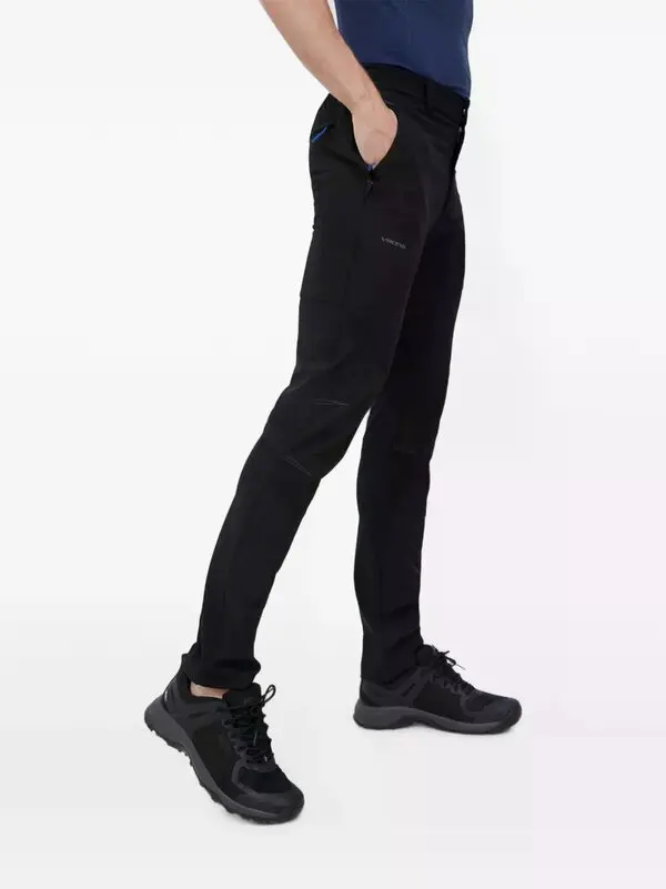 VIKING Panelled Zip-pocket Trousers - Black
