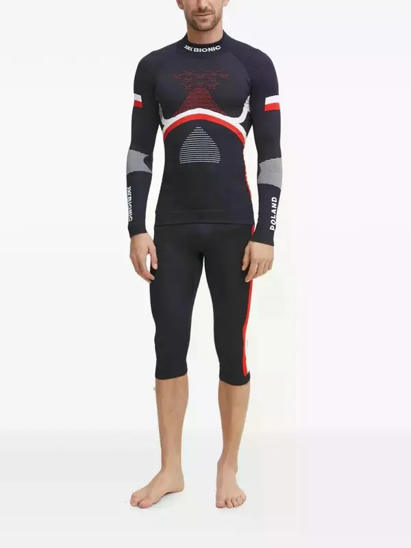 X-BIONIC Logo-waistband Panelled Ski Pants