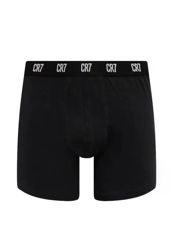 CR7 CRISTIANO RONALDO Logo-waistband Boxer Briefs - Black