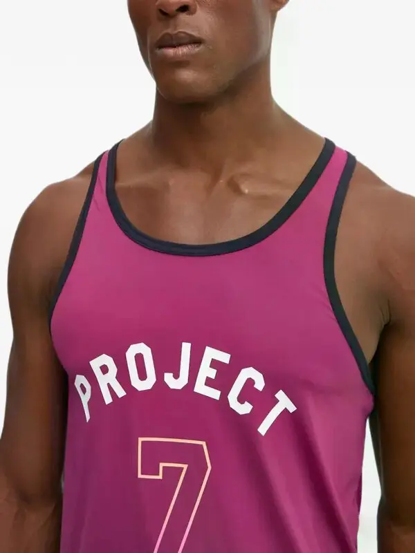 Under Armour Project Rock Mesh Badge Of Honor Vest - Purple