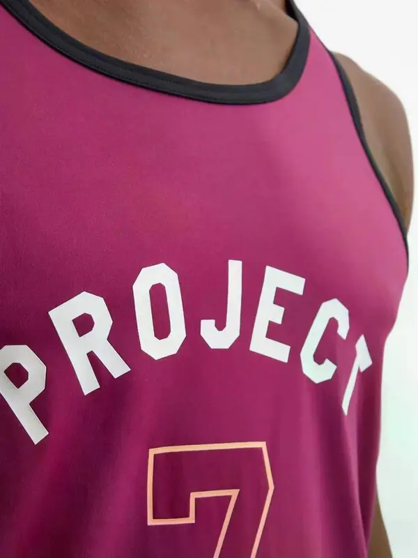 Under Armour Project Rock Mesh Badge Of Honor Vest - Purple