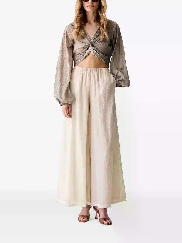 HAVEONE Elasticated-waistband Palazzo Pants