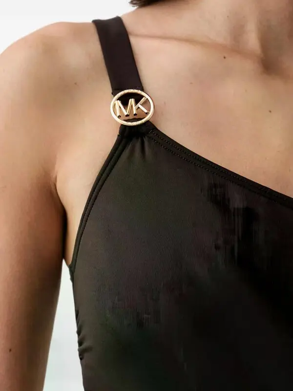 Michael Kors One-shoulder Cut-out Swimsuit