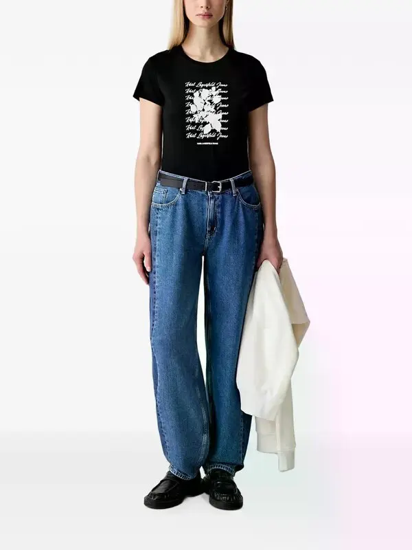 Karl Lagerfeld Graphic Print Cotton T-shirt
