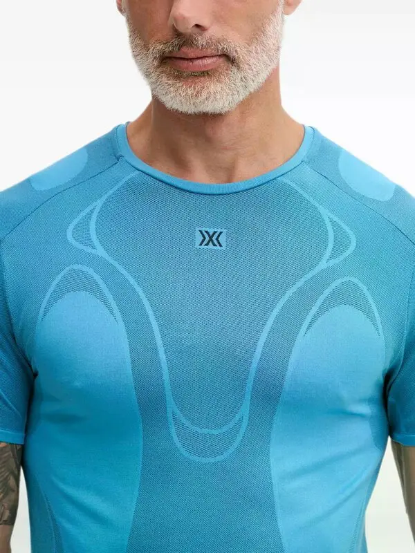 X-BIONIC Logo-patch Panelling T-shirt
