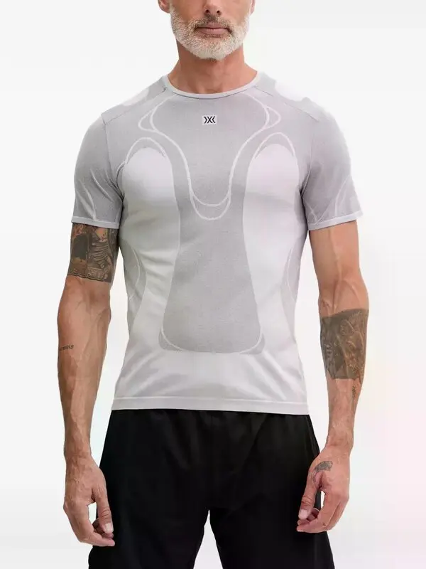 X-BIONIC Logo-patch Short-sleeve T-shirt - Grey
