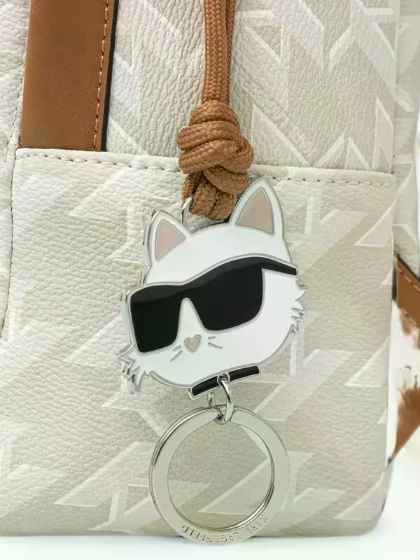 Karl Lagerfeld Ikon Monogram-print Choupette Backpack