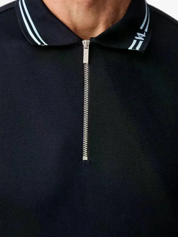 Karl Lagerfeld Zip-fastening Polo Shirt - Blue