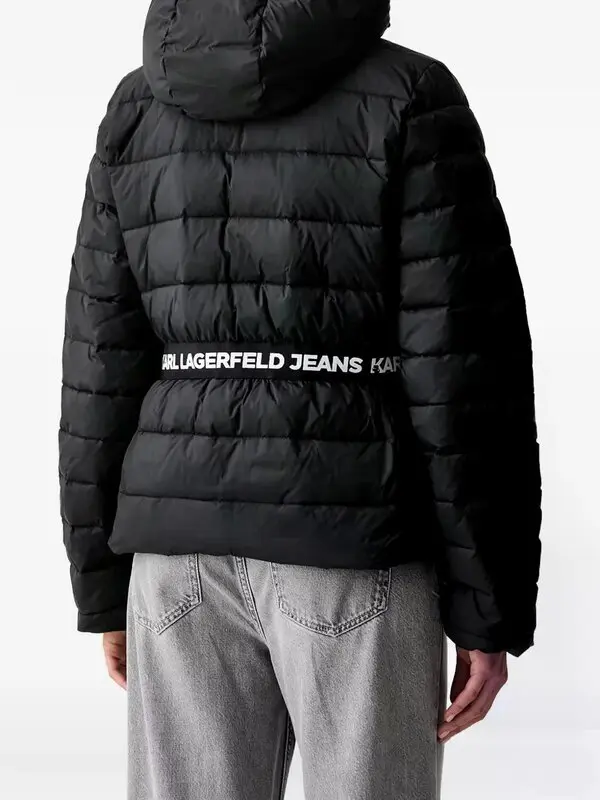 Karl Lagerfeld Hooded Quilted Jacket