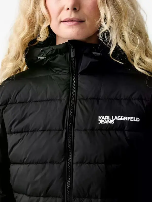 Karl Lagerfeld Hooded Quilted Jacket