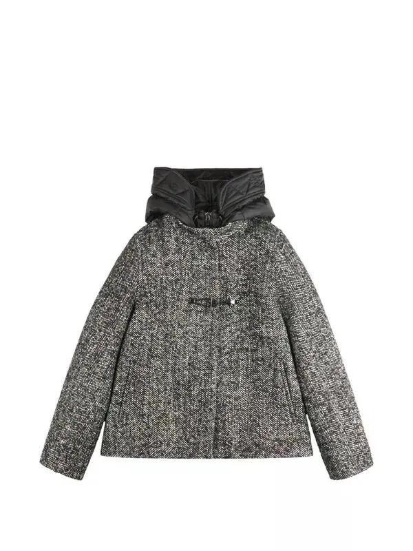 FAY Herringbone Toggle Coat