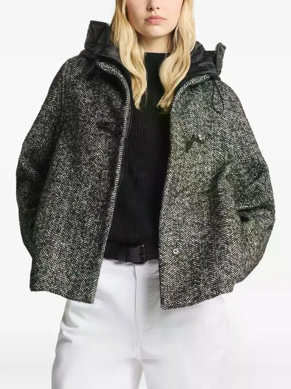 FAY Herringbone Toggle Coat