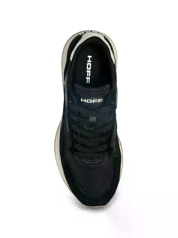HOFF City Panelled Leather-trim Sneakers