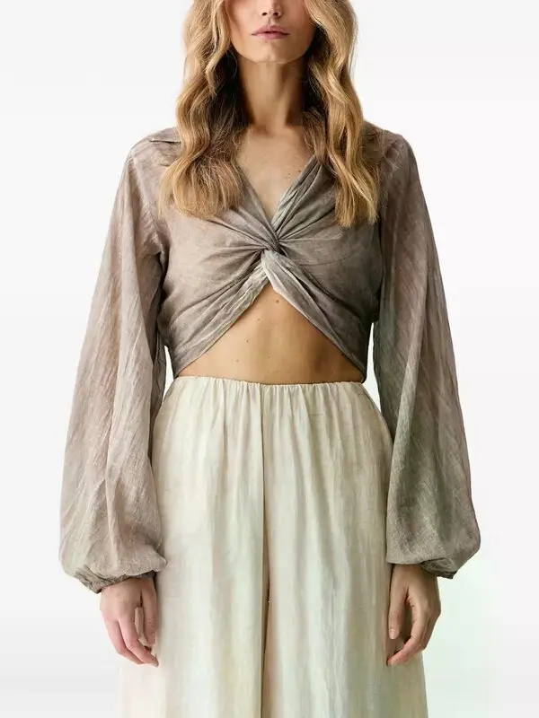 HAVEONE Twist-detail Blouse