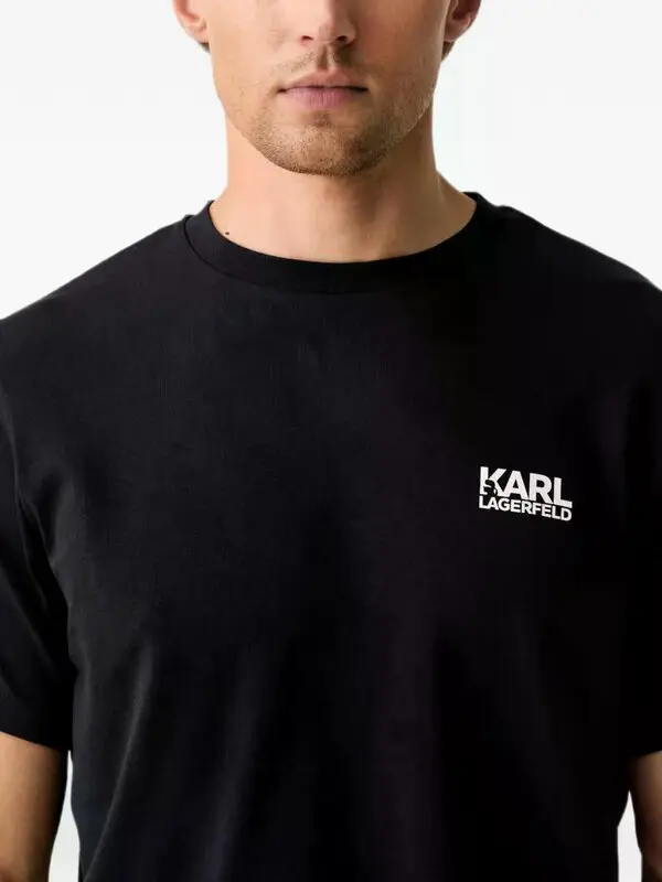 Karl Lagerfeld Logo-print T-shirt - Blue