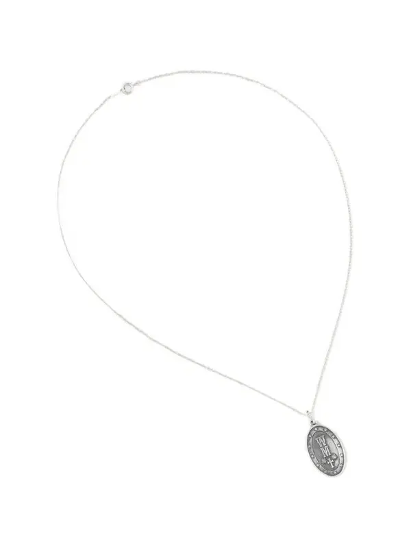 WACKO MARIA Oval Pendant Necklace