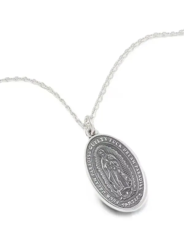 WACKO MARIA Oval Pendant Necklace