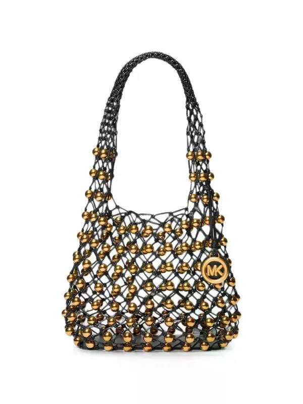 Michael Kors Bead-embellished Woven Shoulder Bag