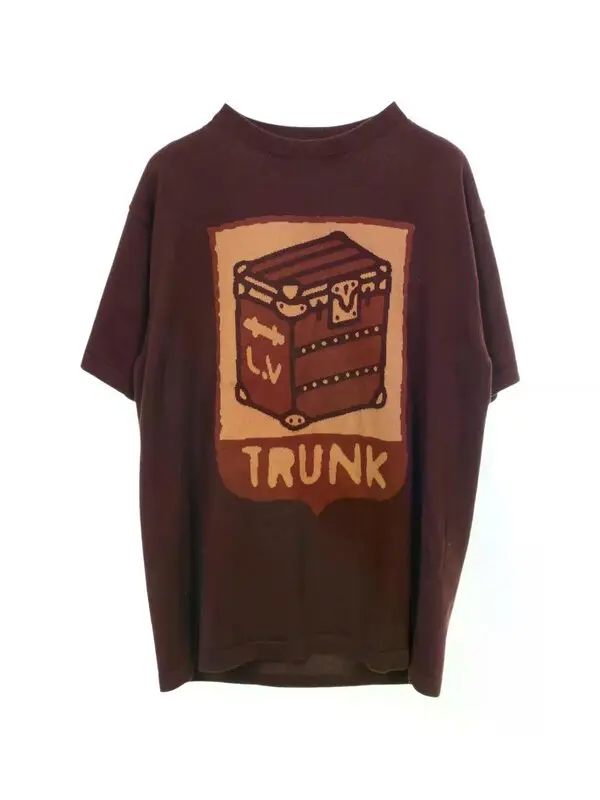 LOUIS VUITTON 2010s Short-sleeve Knitted T-shirt - Brown
