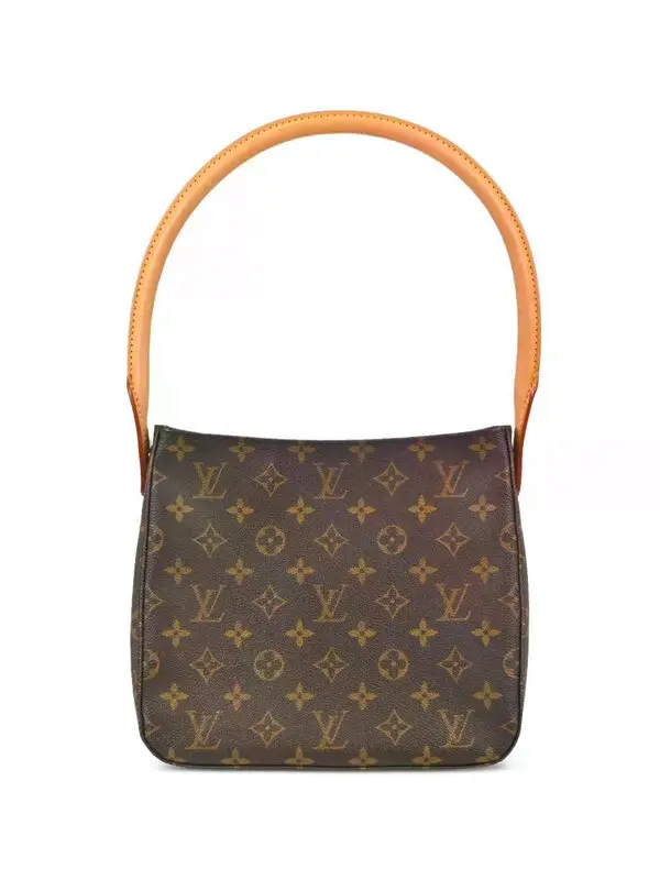 LOUIS VUITTON 2003 Looping Mm Tote Bag - Brown