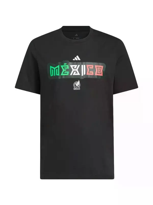 Adidas World Cup 26 Mexico Home Graphic T-shirt - Black