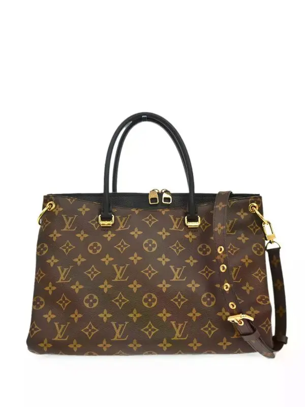 LOUIS VUITTON 2010-2020s Mm Pallas Monogram Tote Bag - Brown
