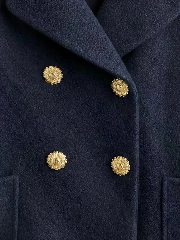 EDWARD ACHOUR PARIS Double-breasted Bouclé Coat