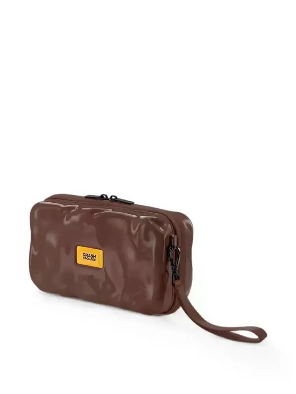 CRASH BAGGAGE Mini Icon Dented-effect Crossbody Bag