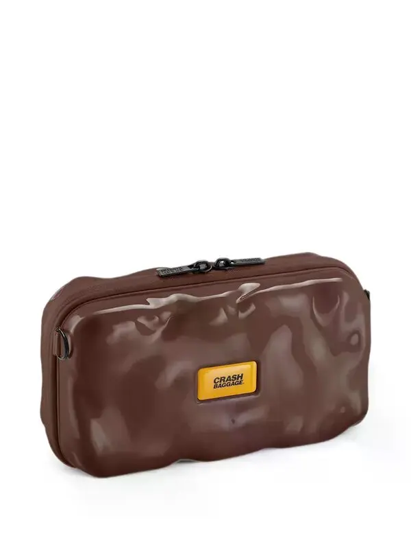 CRASH BAGGAGE Mini Icon Dented-effect Crossbody Bag