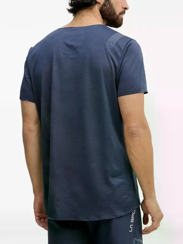LA SPORTIVA Logo-print Perforated T-shirt