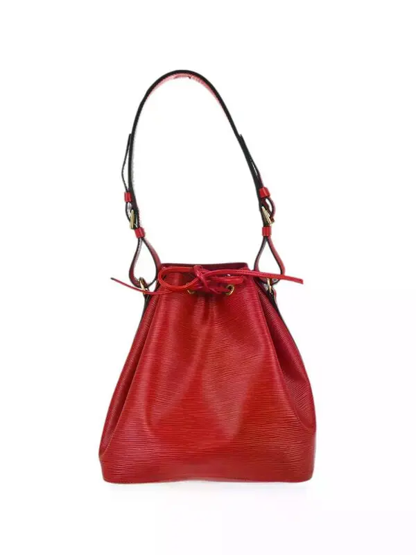 LOUIS VUITTON 2002 Petite Noé Shoulder Bag - Red