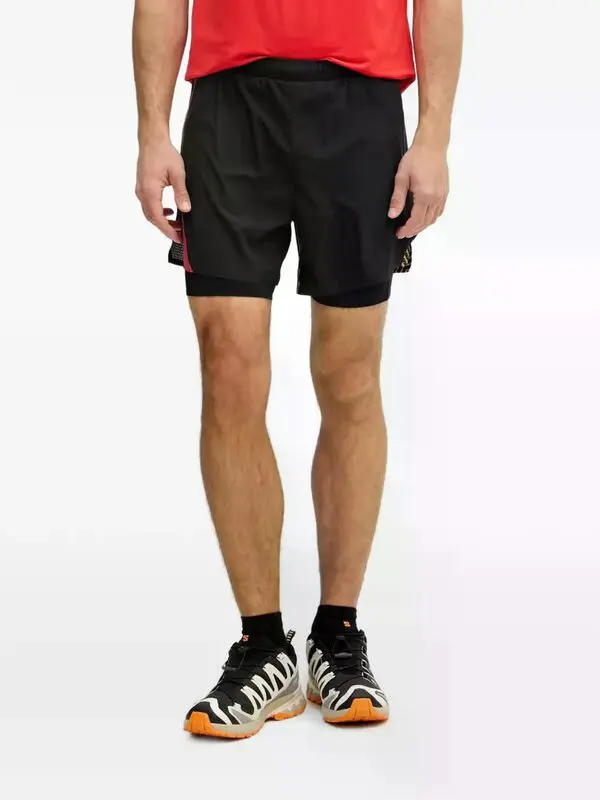 LA SPORTIVA Flow 5 Logo-print Layered Shorts