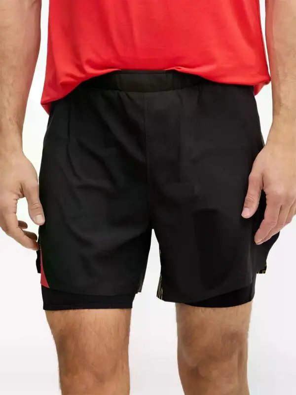 LA SPORTIVA Flow 5 Logo-print Layered Shorts