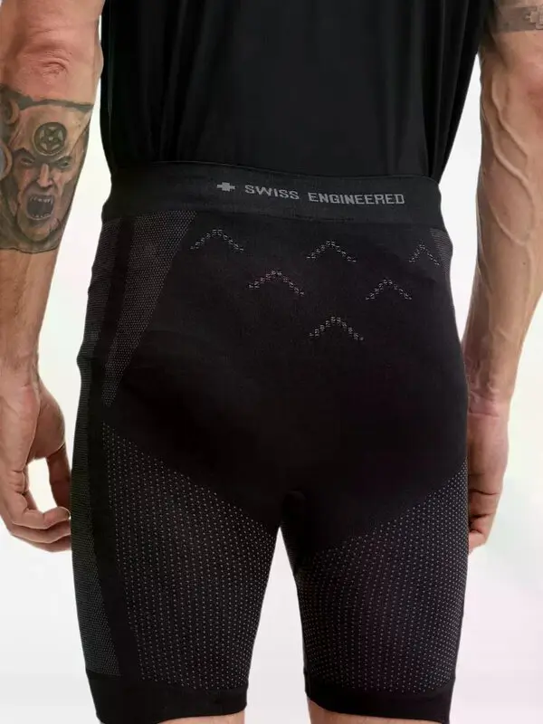 X-BIONIC Logo-print Panelled Shorts