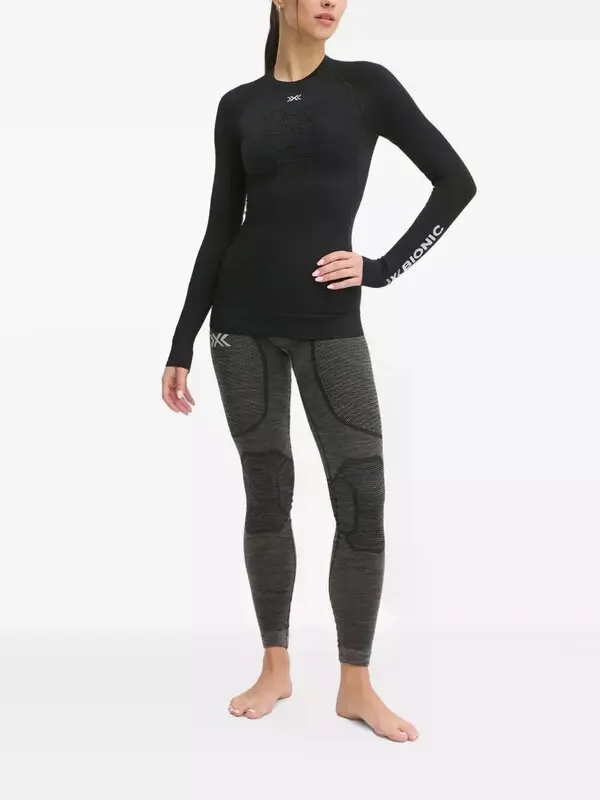 X-BIONIC Logo-print Perforated-detail Top