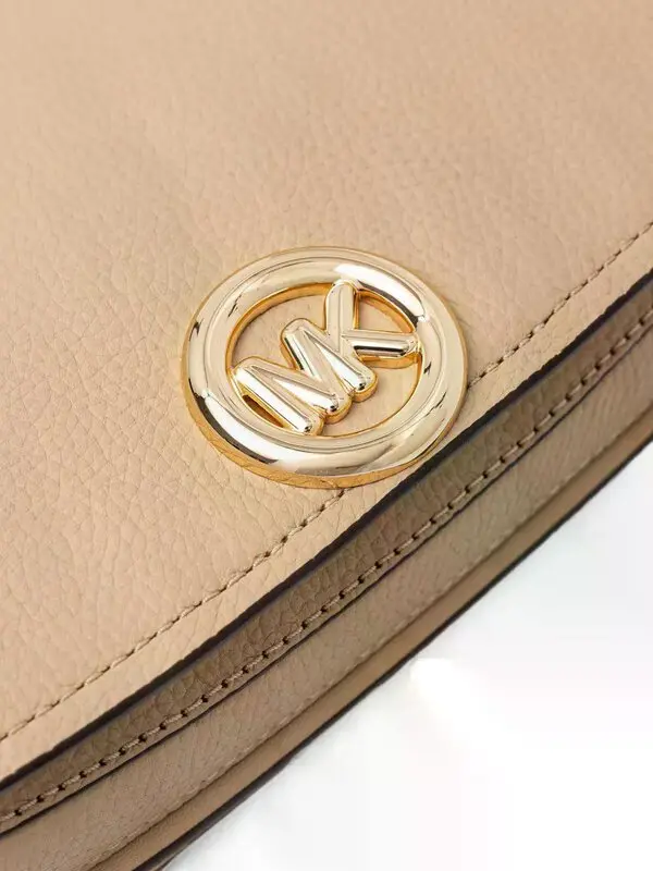 Michael Kors Pebbled Leather Chain-link Shoulder Bag
