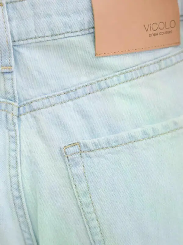 VICOLO Wide-leg Denim Jeans