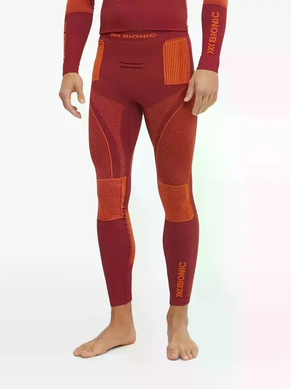 X-BIONIC Panelled Logo-print Ski Pants - Red
