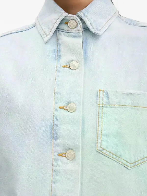 VICOLO Cropped Short-sleeve Shirt