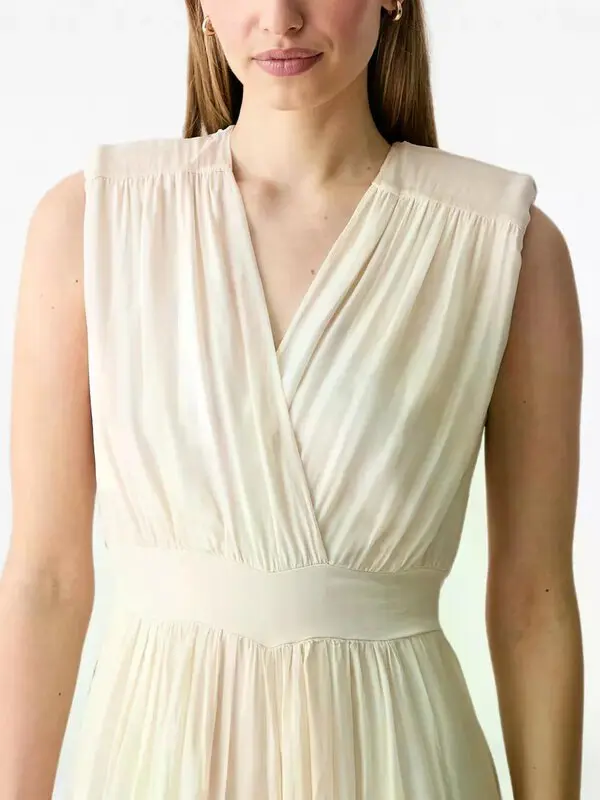 HAVEONE Wrap-style Wide-leg Jumpsuit